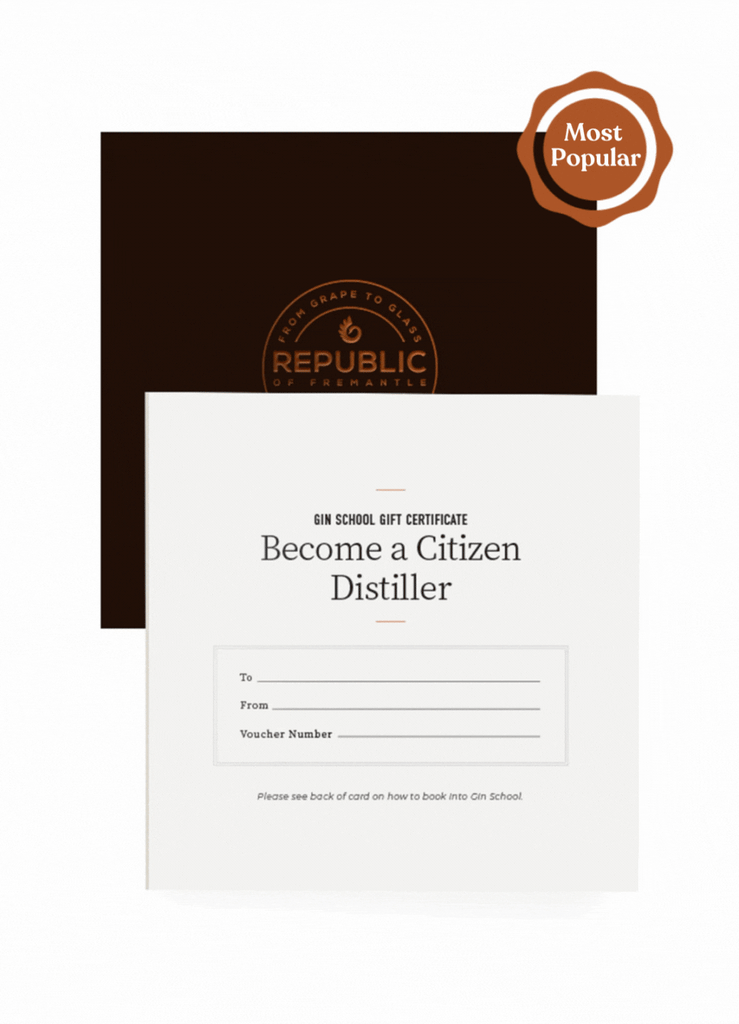 Gin School Gift Voucher $180 | Make gin at Republic of Fremantle